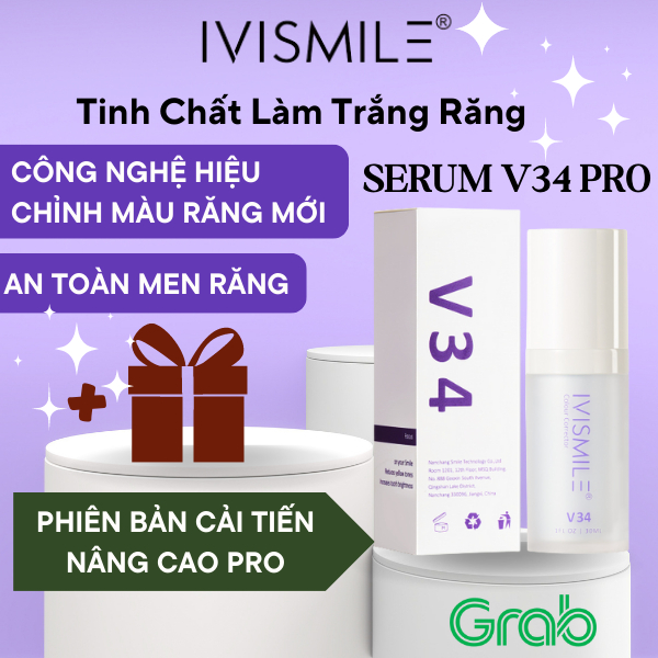 [USA+Quà] Serum Trắng Răng IVISMILE PRO thương hiệu Mỹ, tình chất Serum V34 IVISMILE An toàn ...