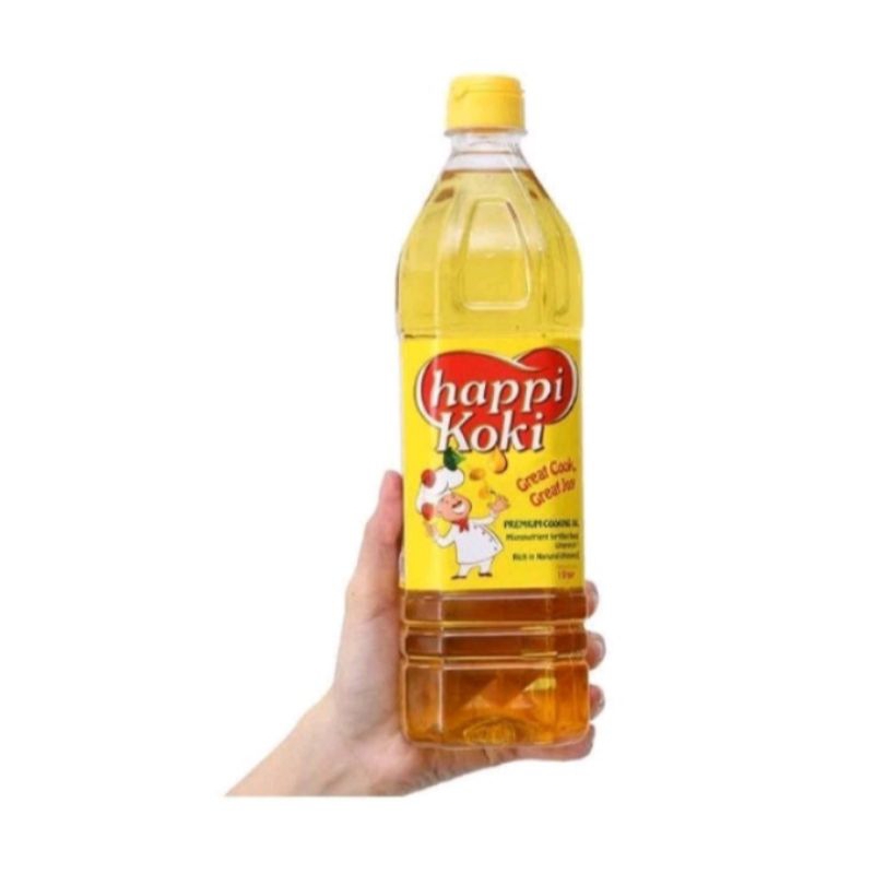 Dầu ăn happy Koki chai 1l | Shopee Việt Nam