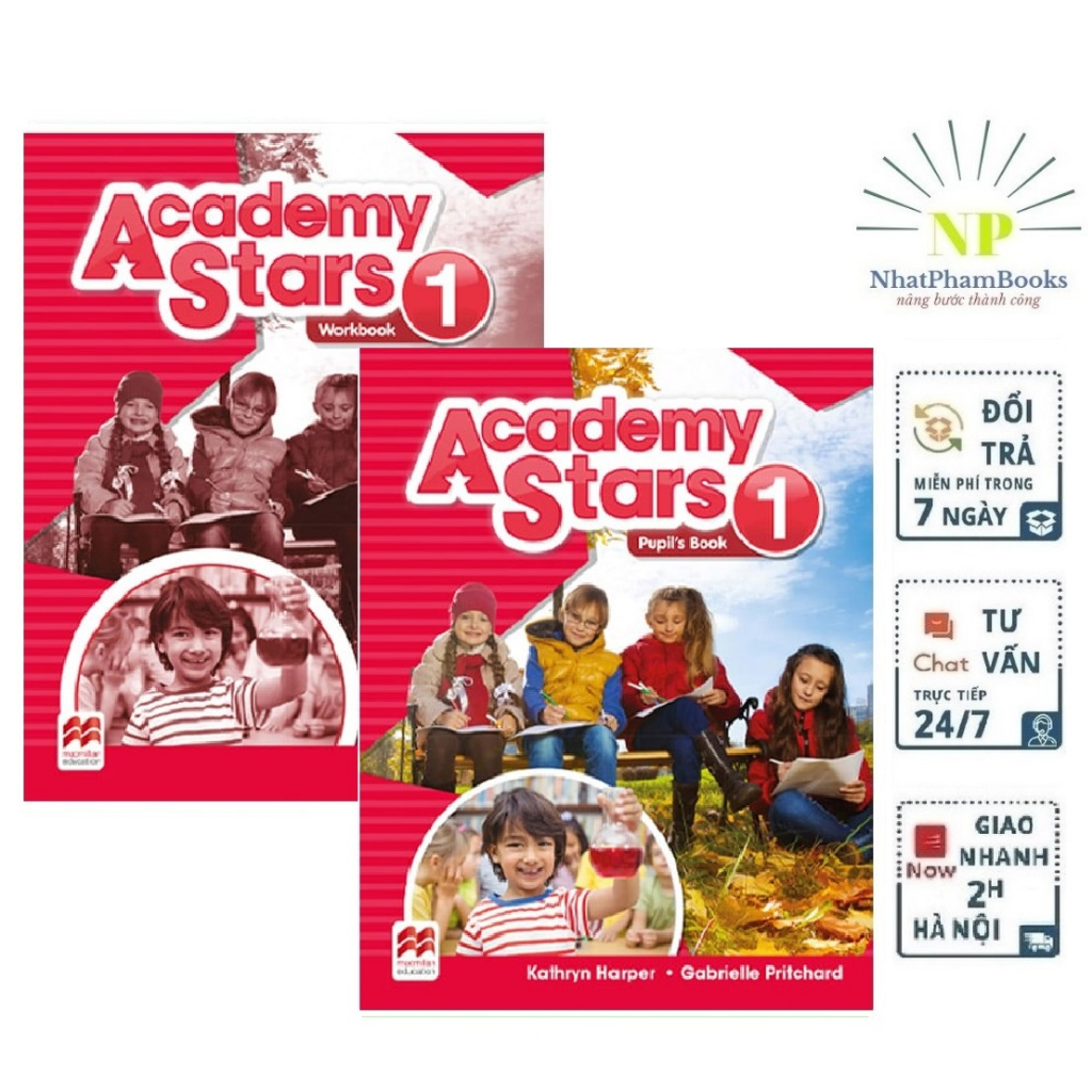 Sách - Academy Stars 1 - Trọn Bộ 2 cuốn | Shopee Việt Nam