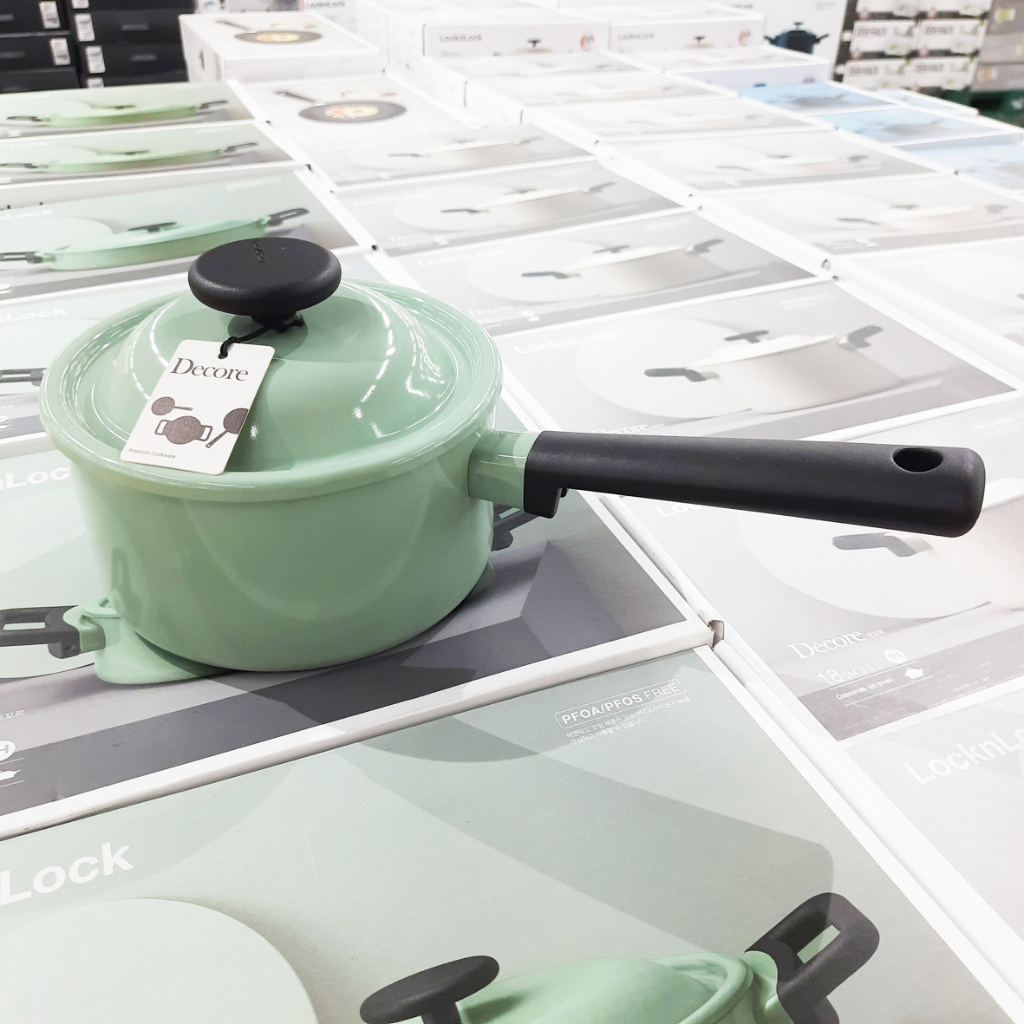 Nồi Decor Lock&Lock Lòng Phủ Chống Dính LDE1181IH 18cm (Đáy Từ) 1 Tay ...