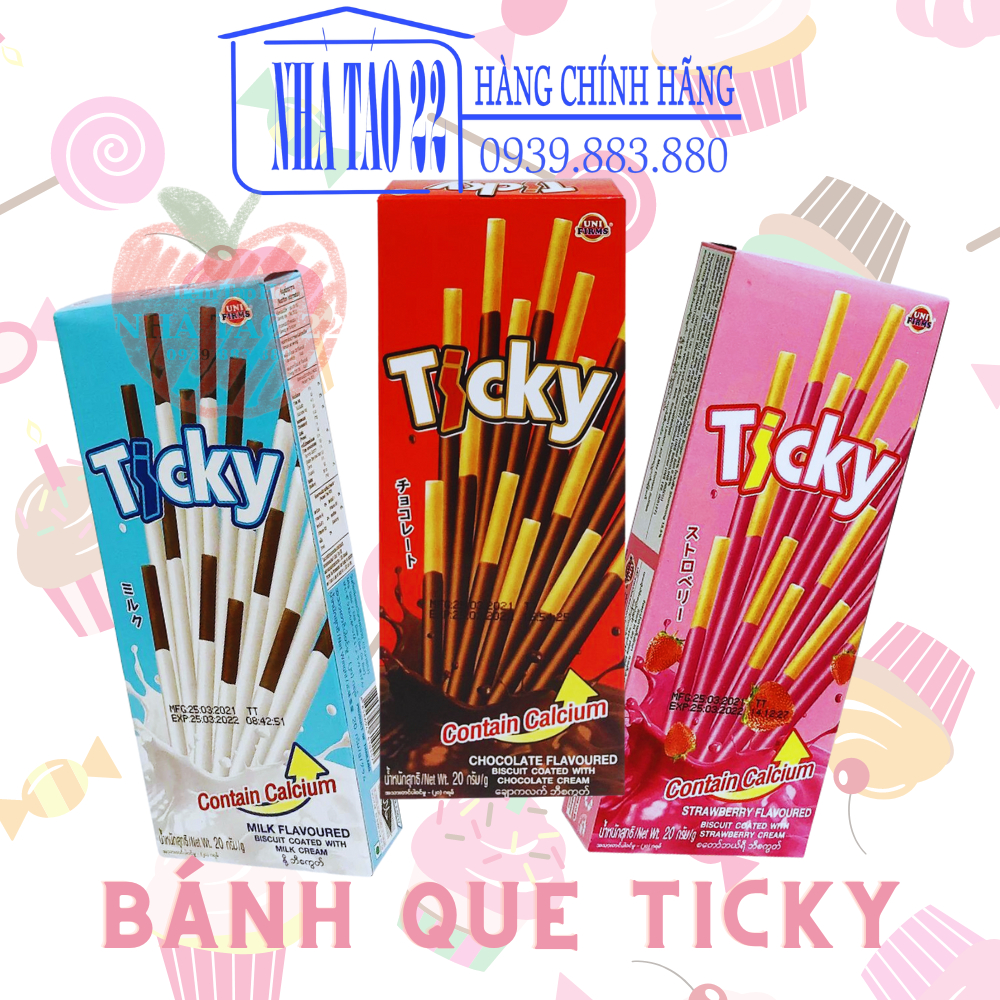 Bánh que Ticky 18g (Hộp 6 que) - Thái Lan | Shopee Việt Nam