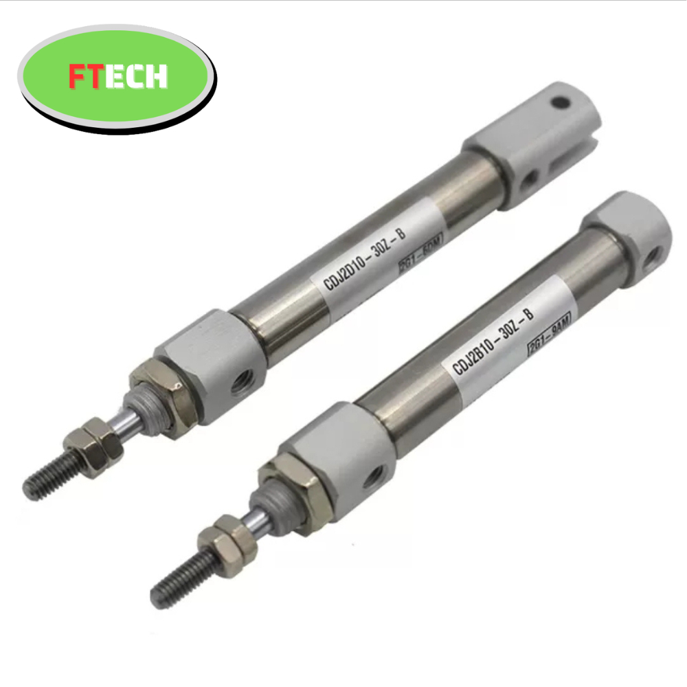 Xy Lanh Khí Nén Tròn Mini SMC CDJ2B10-10/15/20/25/30/35/40/45/50/60/75/100/125/150/200-B ...