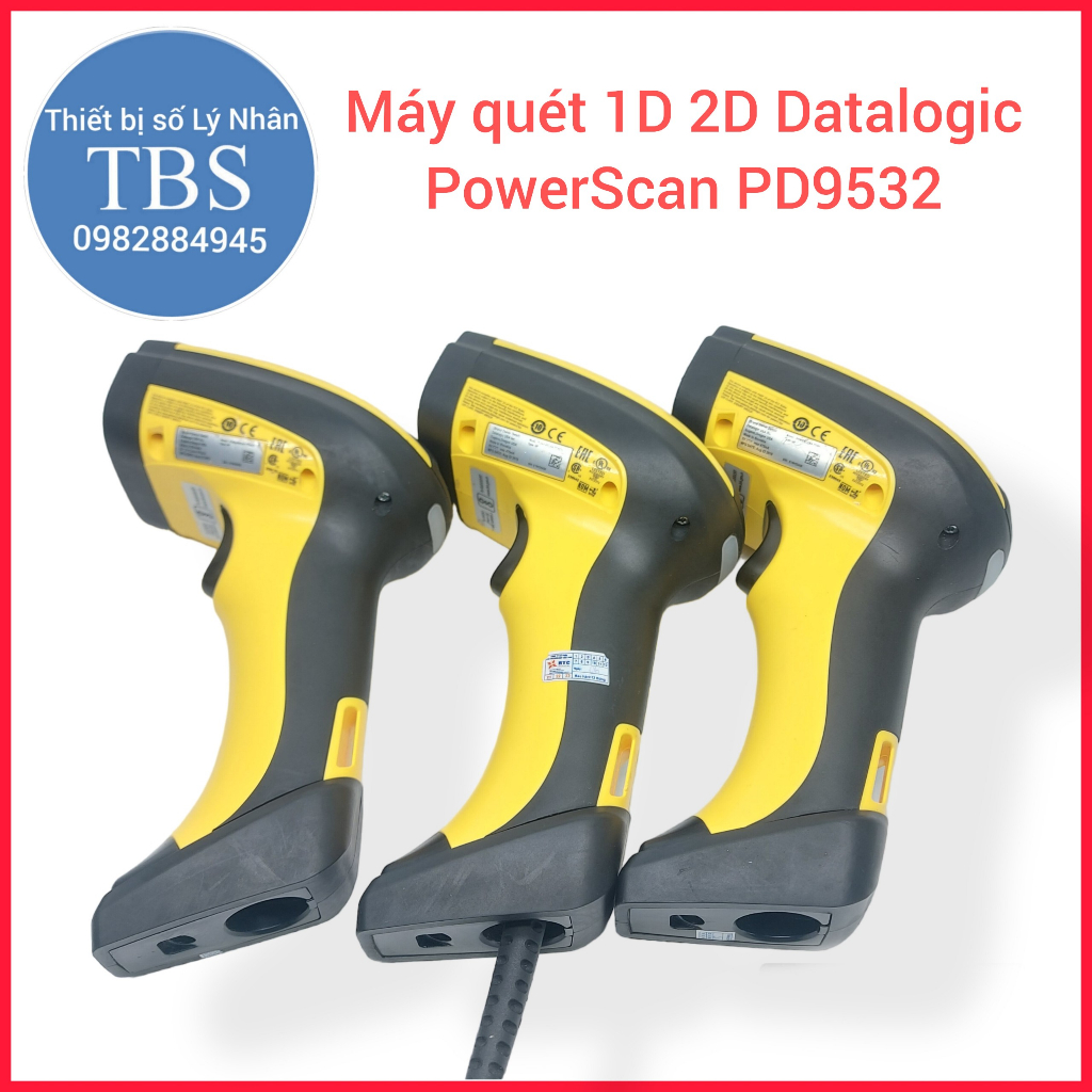 Máy quét có dây 2D Datalogic POWER SCAN PD9532 quét mã QR và mã vạch 1D ...