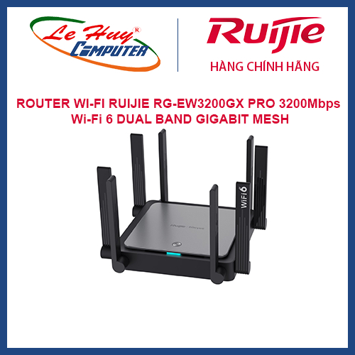 Bộ phát Wi-Fi RUIJIE RG-EW3200GX PRO 3200Mbps Wi-Fi 6 Dual band Gigabit ...