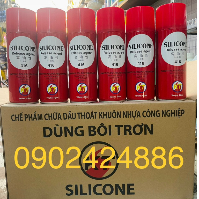 Dầu xịt tách khuôn,bôi trơn,chống dính[Silicon 416,hàng chính hãng ...
