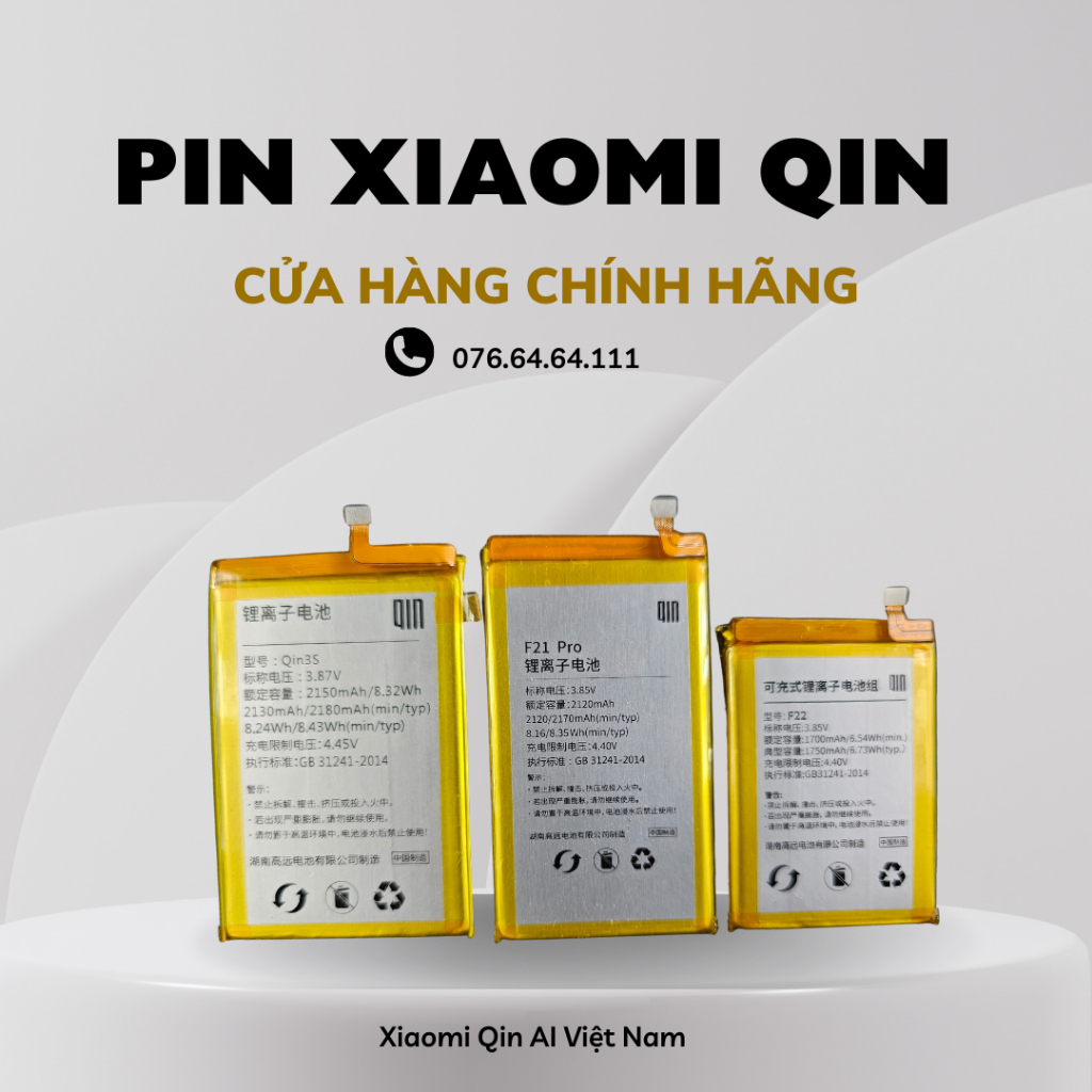 Pin chính hãng Xiaomi Qin Ai Life F21 pro F22 nocam F22 Pro - thay thế ...