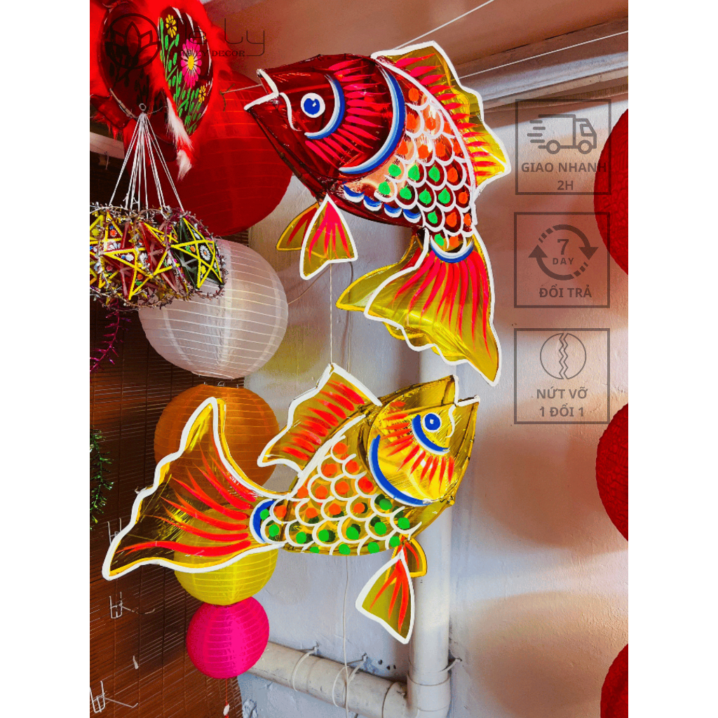 Lồng đèn cá chép 70cm tết trung thu | Shopee Việt Nam