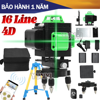 Máy cân bằng laser,máy bắn cốt 16 tia xanh lá , tự động san bằng mức Laser màu xanh lá cây và ...