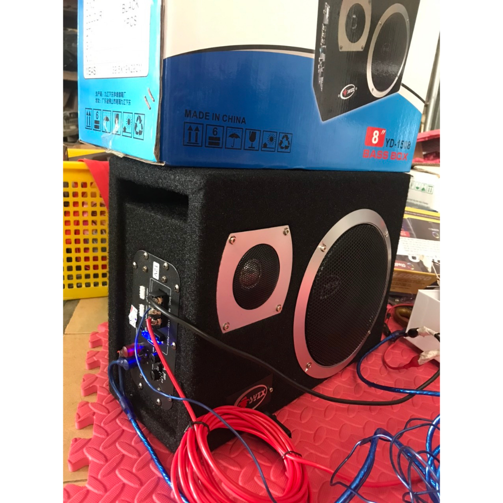 Loa Sub Ô Tô Syzx YD-1508 Bass 8 200W-4 Ôm, 2 Chế Độ Lời-Trầm, Sub Oto ...