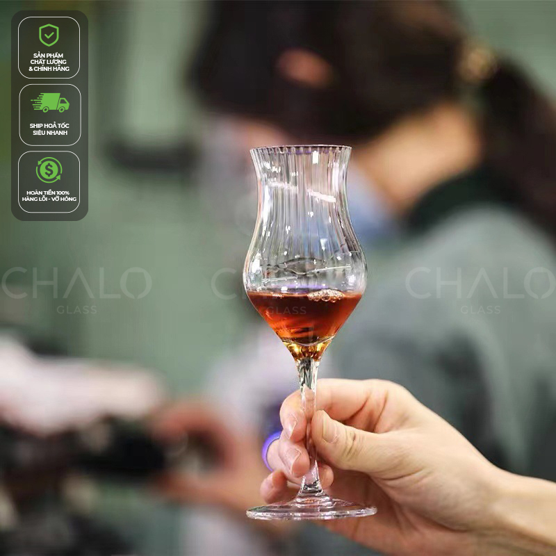 Ly thuỷ tinh Tulip Tasting Whisky 105ml ~ 150ml chuyên cho Bar, Lounge ...
