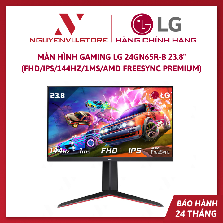 Màn hình Gaming LG 24GN65R-B 24 Inch (FHD/IPS/144Hz/1ms/FreeSync) - LG ...