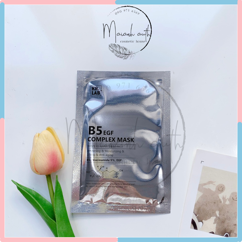 Mặt nạ B5 Kr.Lab EGF Complex Mask cấp ẩm phục hồi dưỡng trắng KrLab ...
