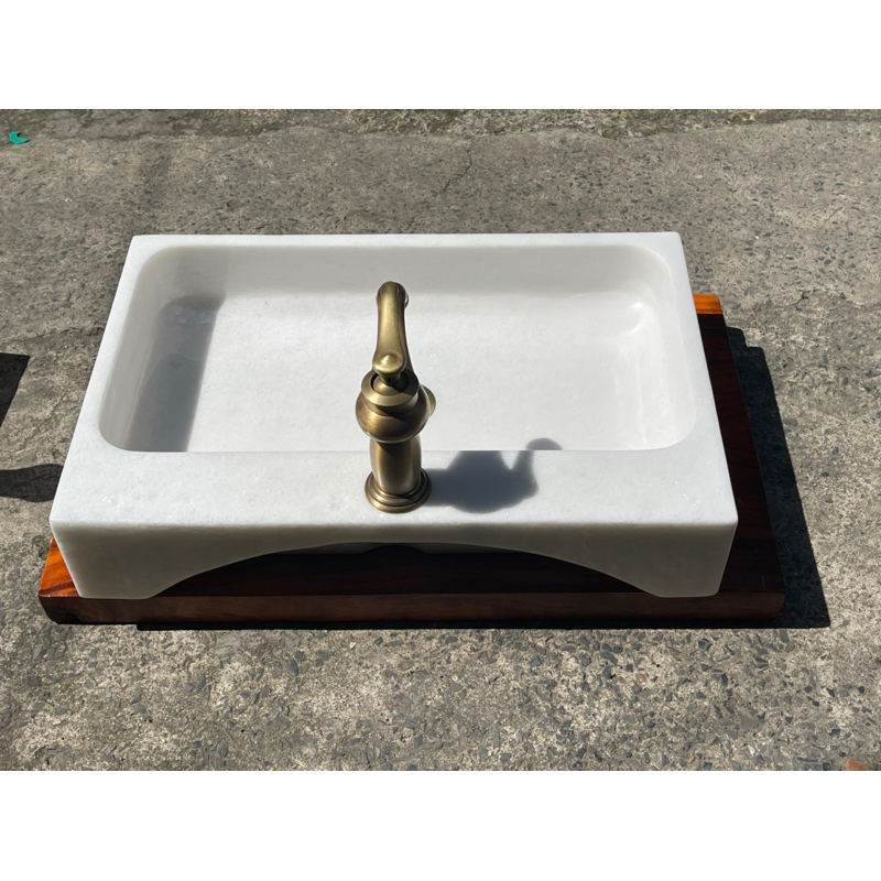Bộ Lavabo đá tự nhiên 100% gồm( chậu +vòi +xiphong ) | Shopee Việt Nam