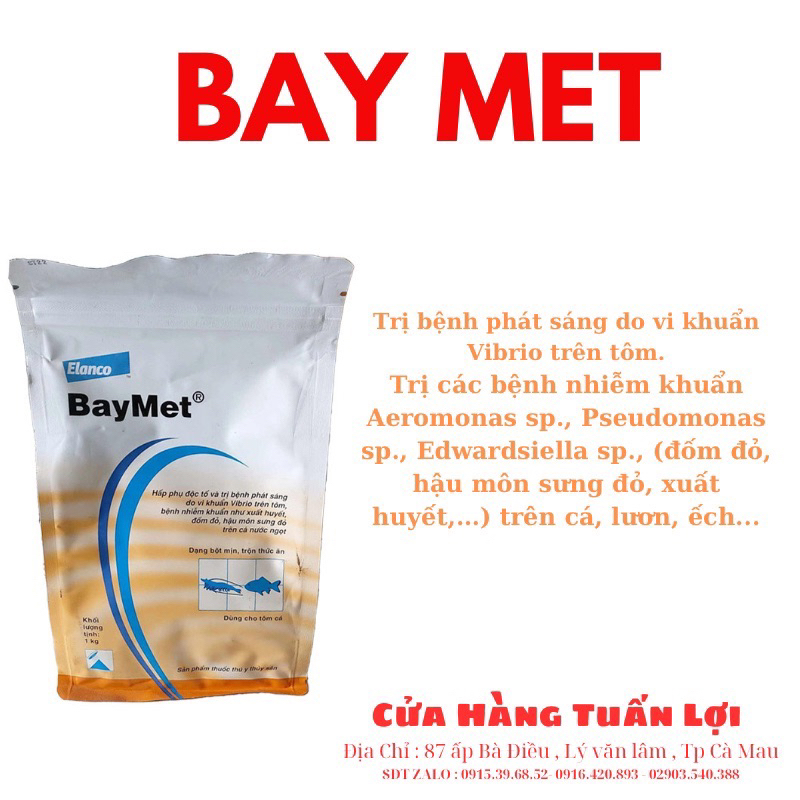 [ HÀNG CHÍNH HÃNG ] BAYMET, GÓI LẺ 100G 500G , CÁ CẢNH, BỂ CÁ , ếch ...