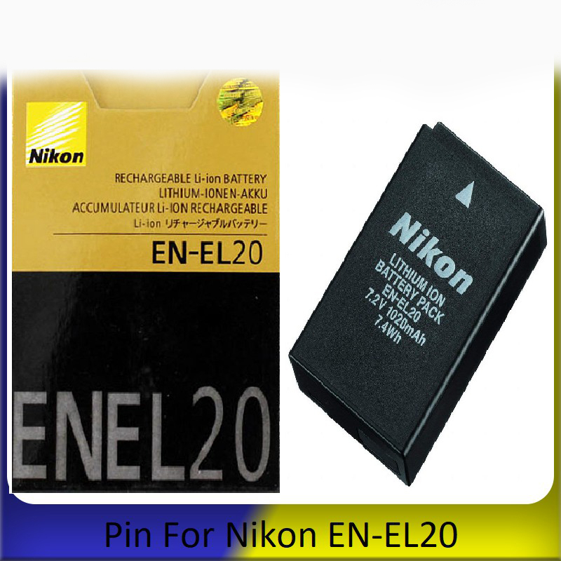 Pin máy ảnh Nikon EN-EL20 - Hàng Nhập Khẩu, Dung Lượng Cao | Shopee ...