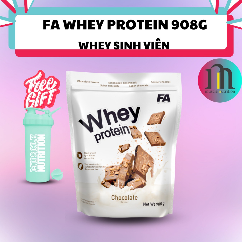 [ Whey Giá Rẻ ] FA WHEY PROTEIN - Dòng Whey Concentrate - Giúp Tăng Cơ ...