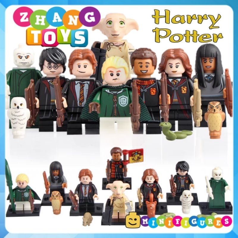 Đồ chơi xếp hình Harry Potter Hermione Ron Dean Lord Voldemort Draco ...