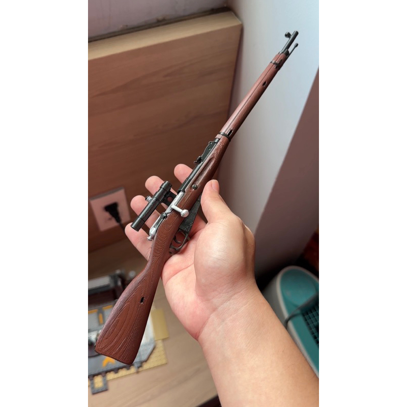 Mô hình đồ chơi PUBG Mini Mosin 1/4 dùng để trưng bày bàn học, bàn làm ...