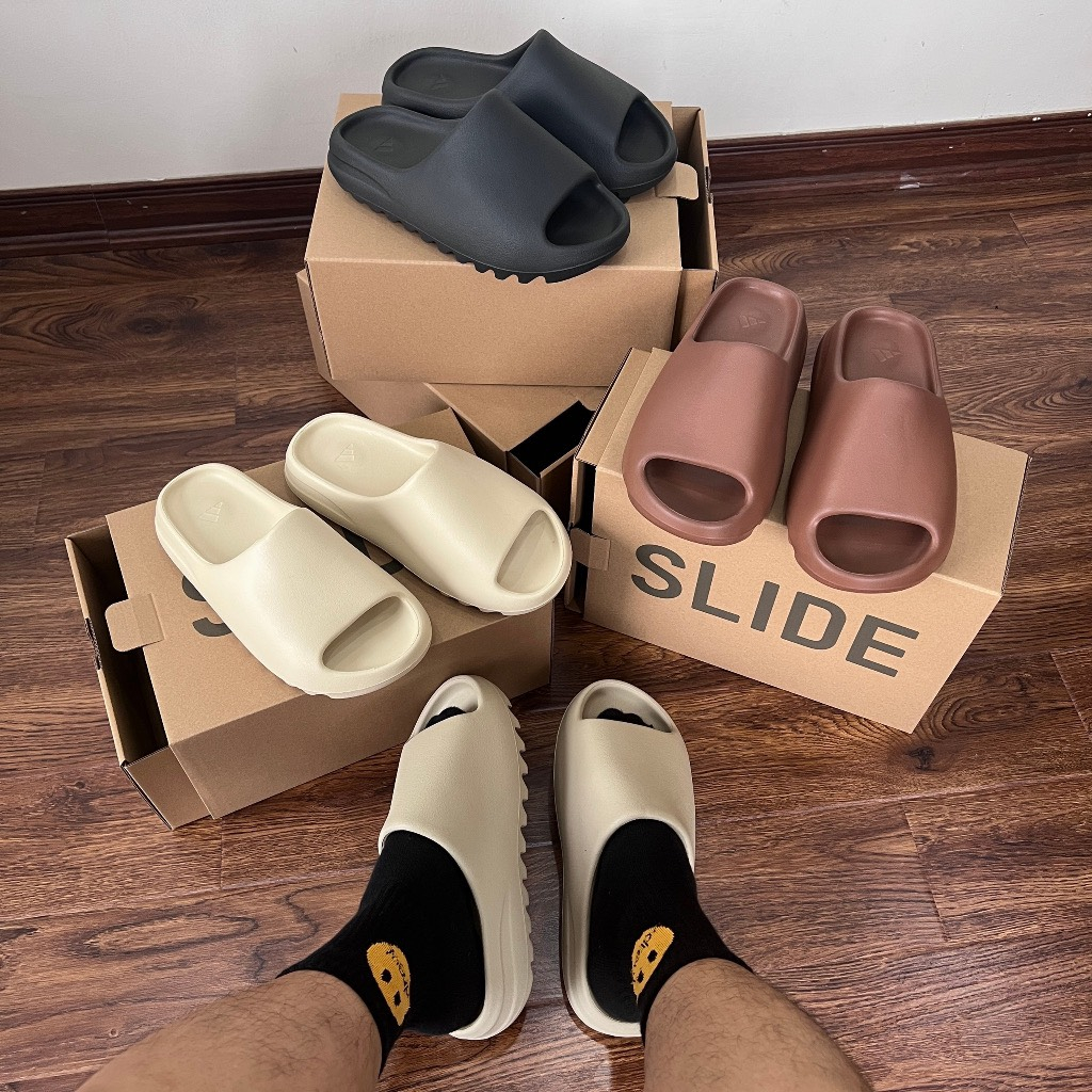 Dép YZ Nhám Bản Trung Cao Cấp-Dép Bánh Mì Quai Ngang Yz Slide Vân Nhám ...