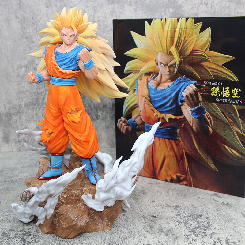 [ hỏa tốc hcm ][ Vũ Trí Ba ] mô hình siêu to 36cm son goku ssj3 songoku ...