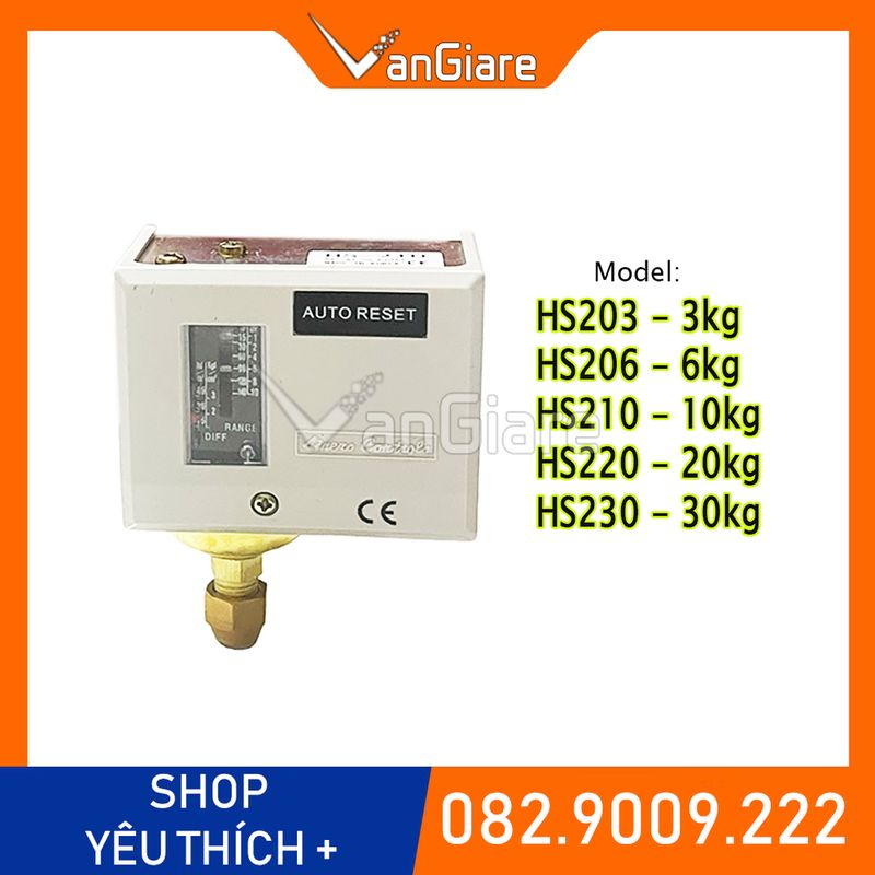 Công tắc áp suất Hàn Quốc HS203 HS206 HS210 HS220 HS230 | Shopee Việt Nam