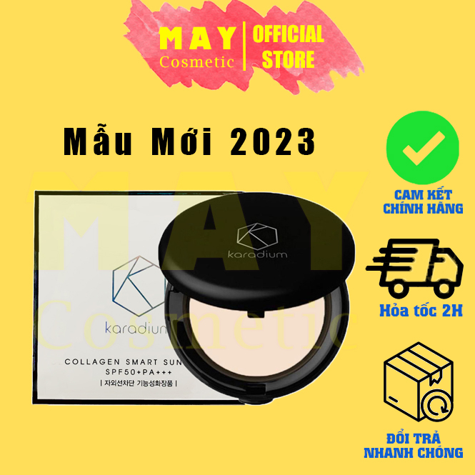 Phấn Phủ Kiềm Dầu Karadium [CHÍNH HÃNG] Dạng Nén, Chống Nắng, Siêu Mịn, Che Phủ Tốt Collagen ...
