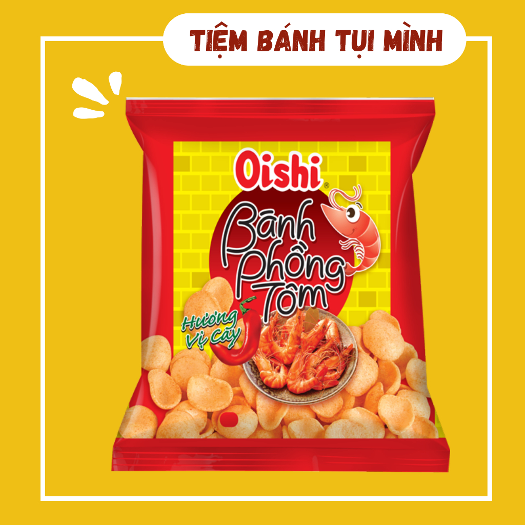 Bánh Snack Phồng Tôm Indo Chips cay 32g, đồ ăn vặt | Shopee Việt Nam