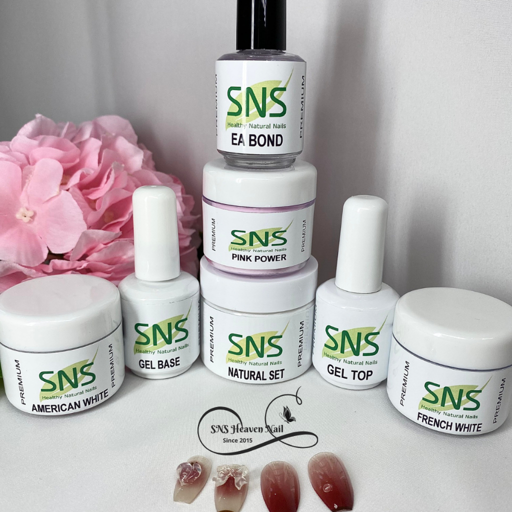 Bột nhúng móng, bột đắp móng, bột nail SNS ( Base - Bond - Top - Nature ...