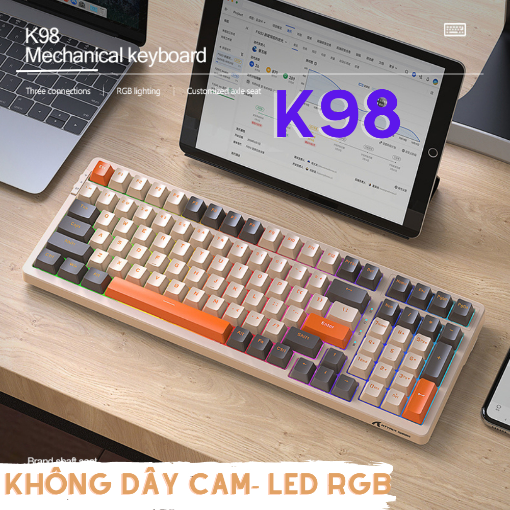 Bàn Phím Cơ Red Switch HOTSWAP K87 Mạch HotSwap 5 pin thay được tất cả các loại switch - Đã Lót ...