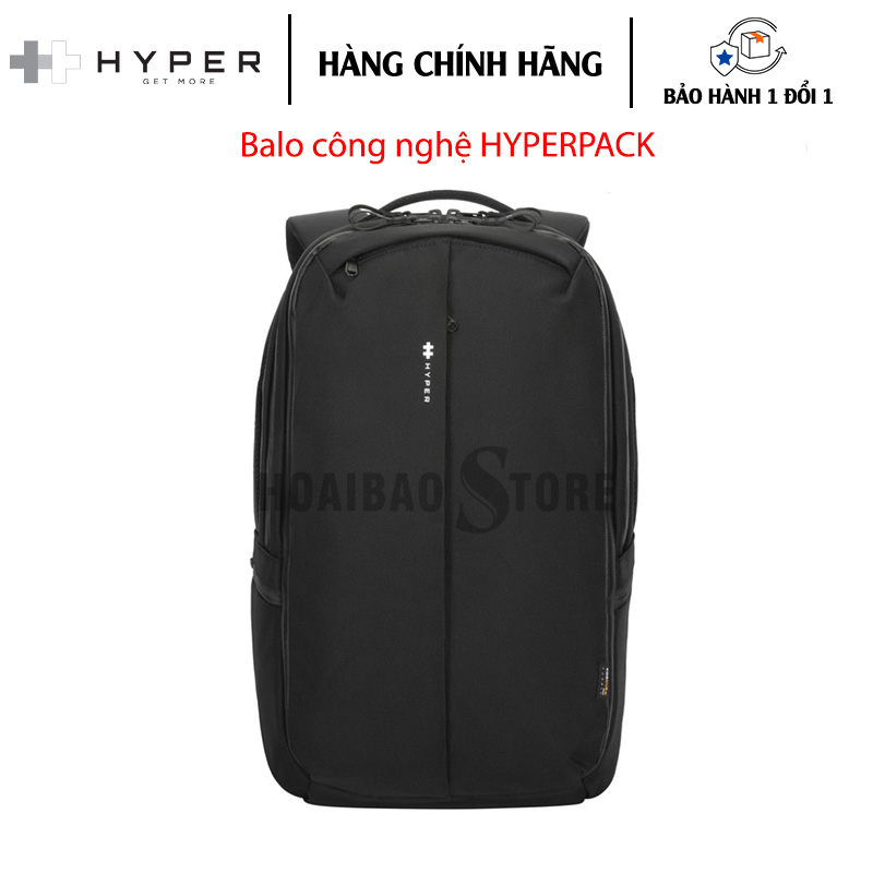 [HÀNG CHÍNH HÃNG] BALO CÔNG NGHỆ HYPERPACK PRO WITH APPLE FIND MY COMPATIBLE LOCATION MODULE ...
