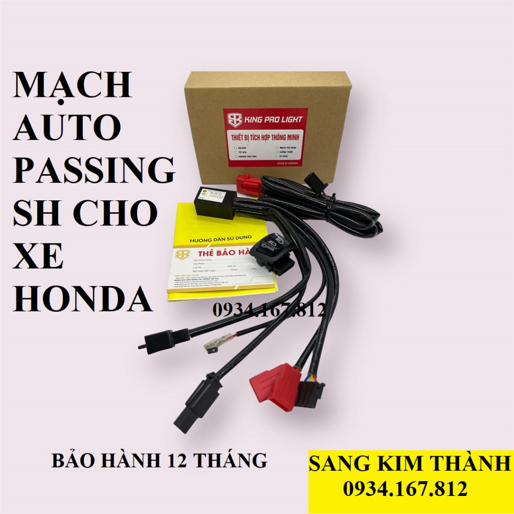 Bộ Mạch Auto Passing Lắp Bi Cầu Mini L4x Cho các Xe Honda | King Pro ...