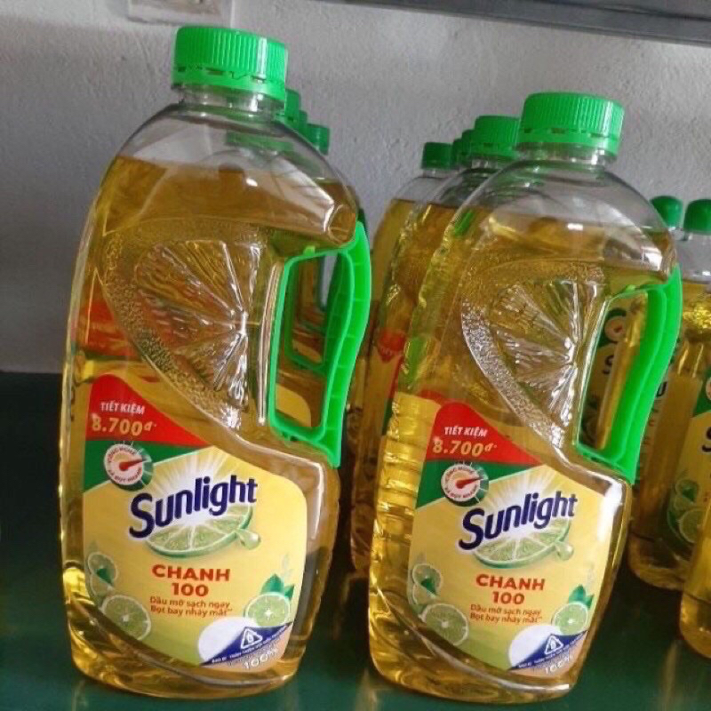 Nước rửa chén bát Sunlight chanh 100 can 1.5kg | Shopee Việt Nam