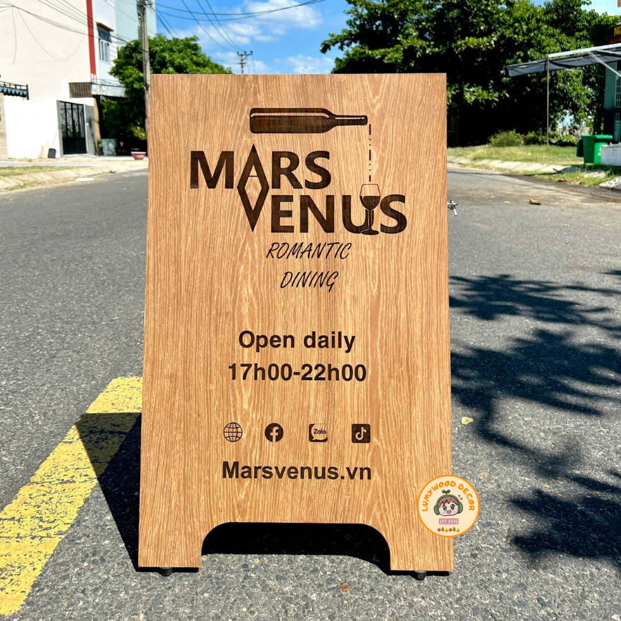 [ TOP STANDEE THỊNH HÀNH ] BẢNG STANDEE VINTAGE KHẮC NỘI DUNG THEO YÊU ...