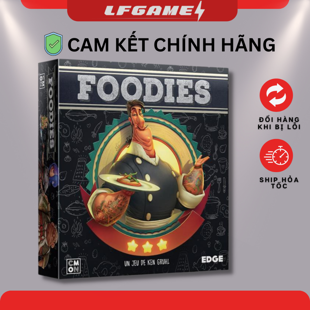 [US CHÍNH HÃNG] Bộ BOARDGAME FOODIES GAME CHIẾN THUẬT CAO CẤP | Shopee ...
