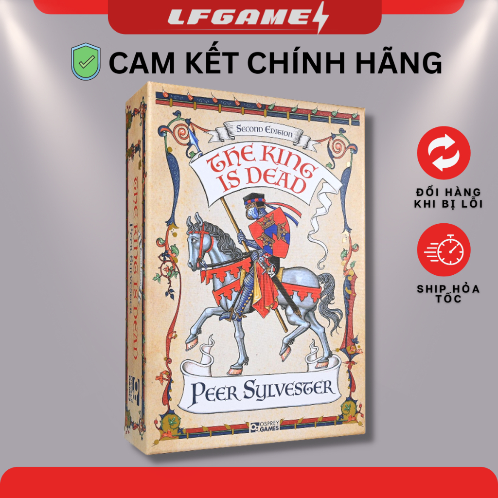 [US CHÍNH HÃNG] Bộ BOARDGAME The King is Dead 2nd Edition GAME CHIẾN ...