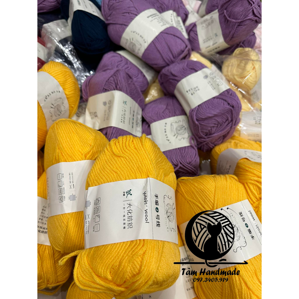Len Yaoh wool 100g (Màu 01 - 40) | Shopee Việt Nam