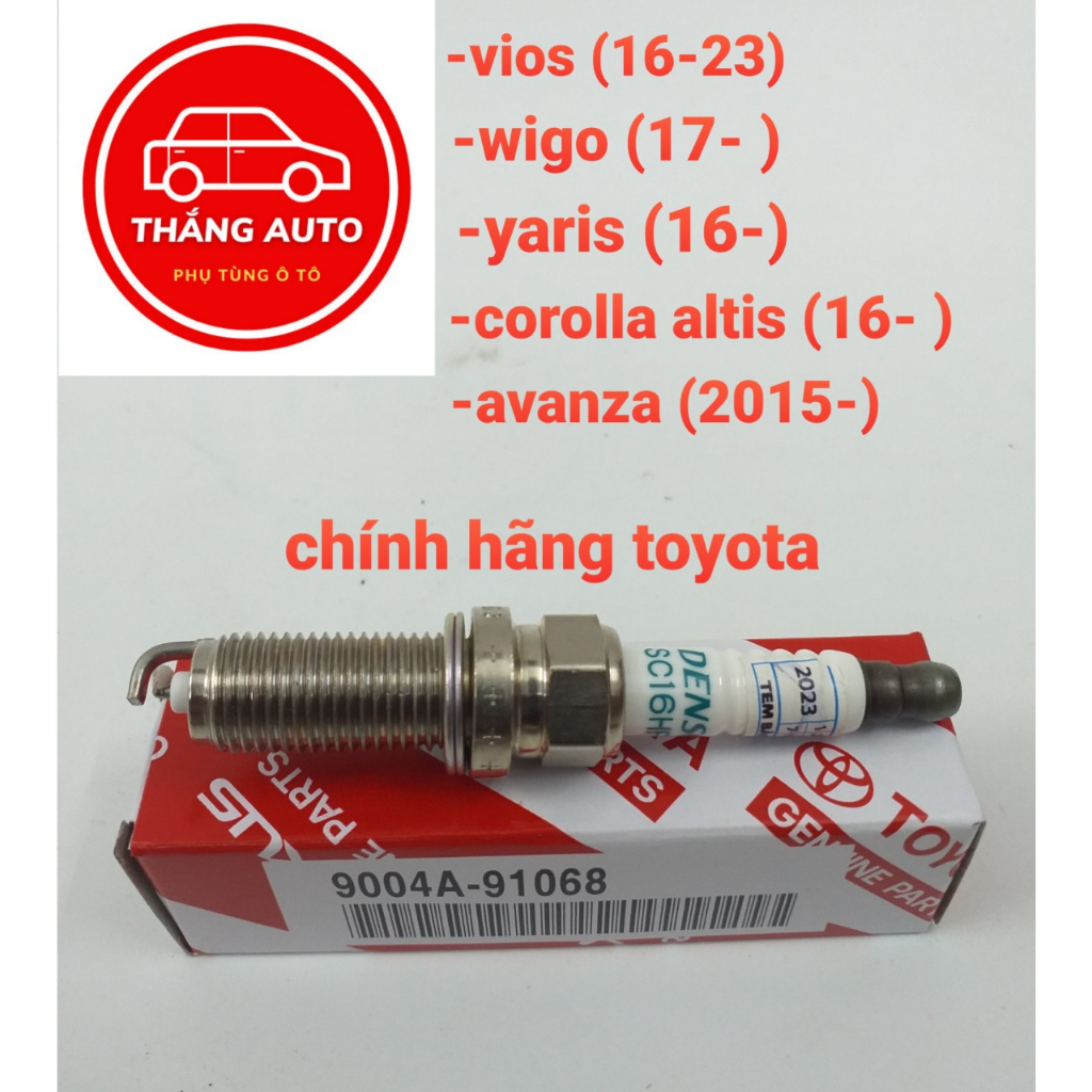[Chính hãng toyota] bạch kim (Iridium) Bugi Vios (2016-2023), Altis , Wigo , yaris , rush ( Mã ...