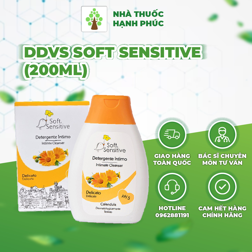 [Chính hãng] DDVS SOFT SENSITIVE (200ML) – NHẬP KHẨU TỪ ITALIA – CHIẾT ...