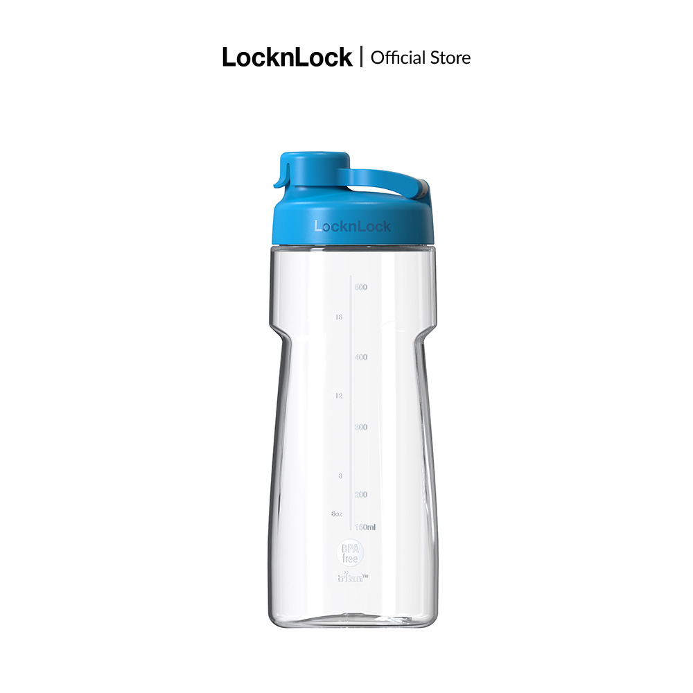 Bình nước nhựa thể thao Lock&Lock Active Sports Bottle 550ml,730ml ABF723BLU/ABF724BLU- Màu xanh ...