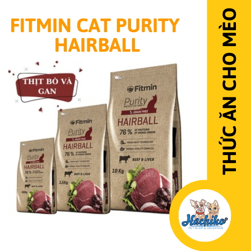 Fitmin Cat Purity Hairball -Thức ăn khô cho mèo trưởng thành lông dài ...
