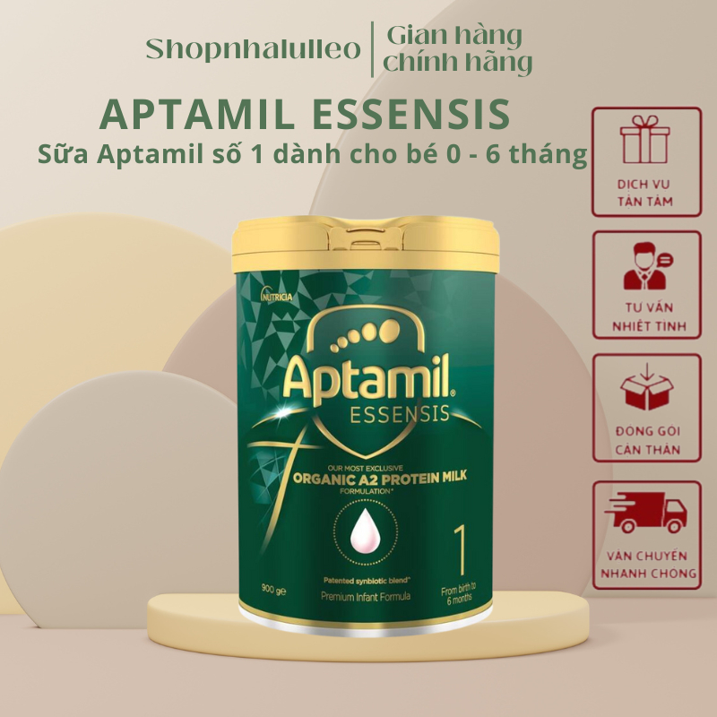 Sữa Aptamil Essensis Organic A2 Protein Milk 1 Premium Infant Formula ( Từ 0 - 6 tháng ) hộp ...