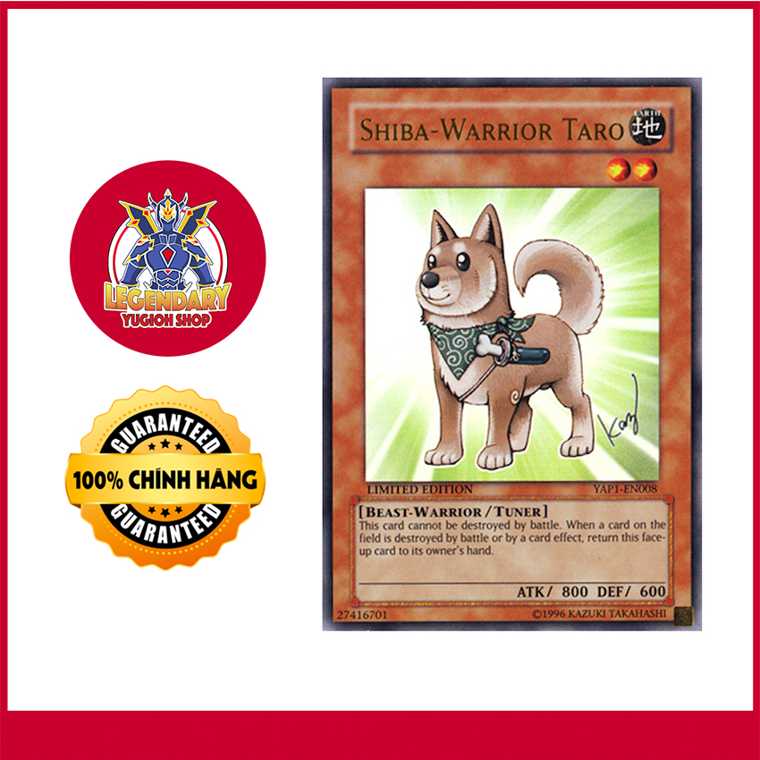 [Thẻ Bài Yugioh Chính Hãng] Shiba-Warrior Taro | Shopee Việt Nam