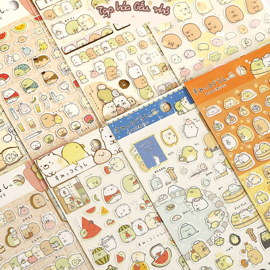 Set 1 tấm Sticker Molang siêu xinh | Shopee Việt Nam