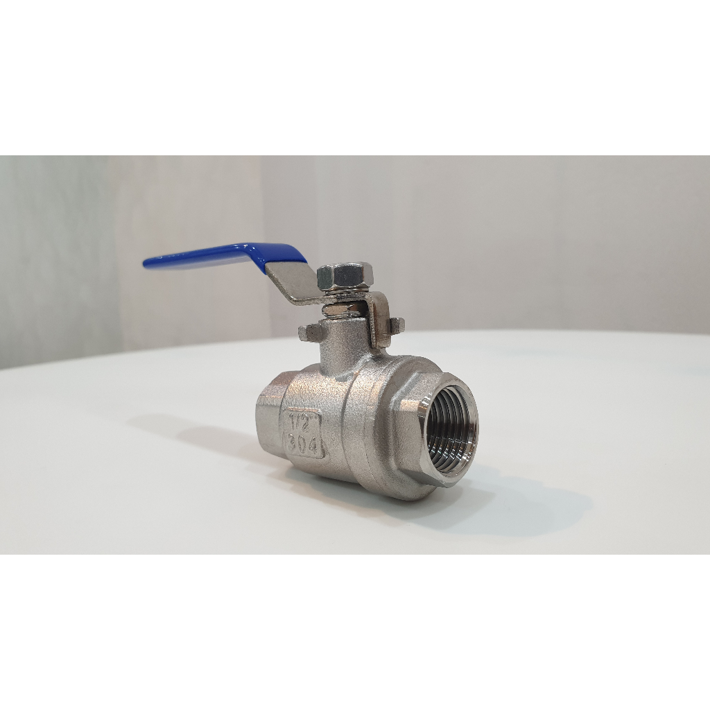 Van bi 2PC tay gạt nối ren, inox 304, PN16, DN15 | Shopee Việt Nam