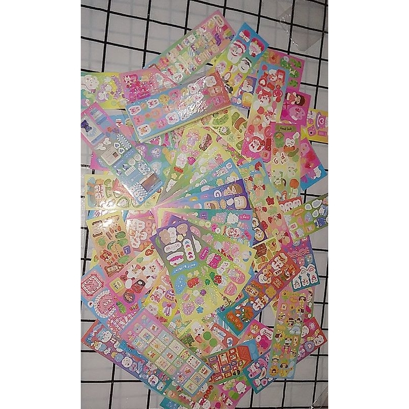 sticker dài lấp lánh(50 tấm) | Shopee Việt Nam