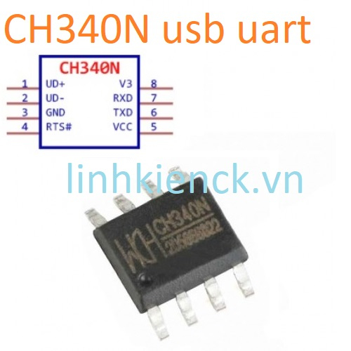 CH340N CH340 USB UART SOP8 | Shopee Việt Nam