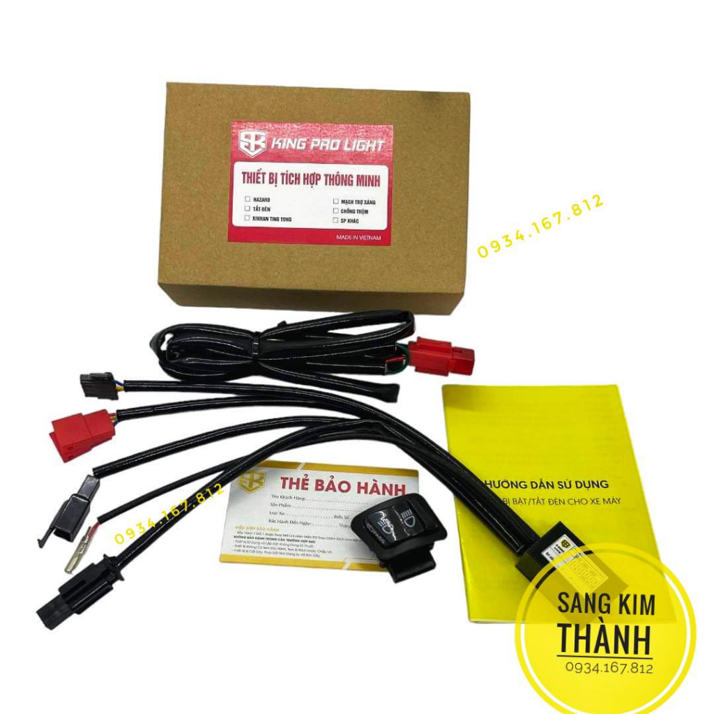 Mạch auto passing bi cầu mini, l4x, cx80, biled 1.5 Cho Xe Exciter ...