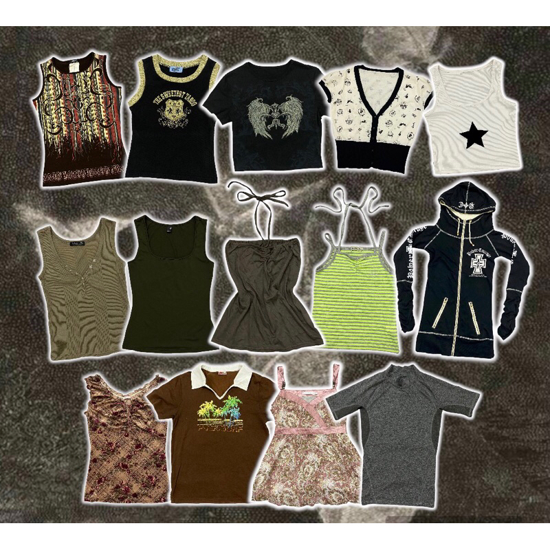 [2hand] Tổng hợp áo bbtee, áo phông, tanktop, croptop, áo kiểu nhiều ...