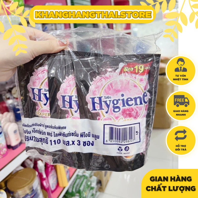 Set 3 túi nước xả hygiene 330ml chuẩn thái lan | Shopee Việt Nam