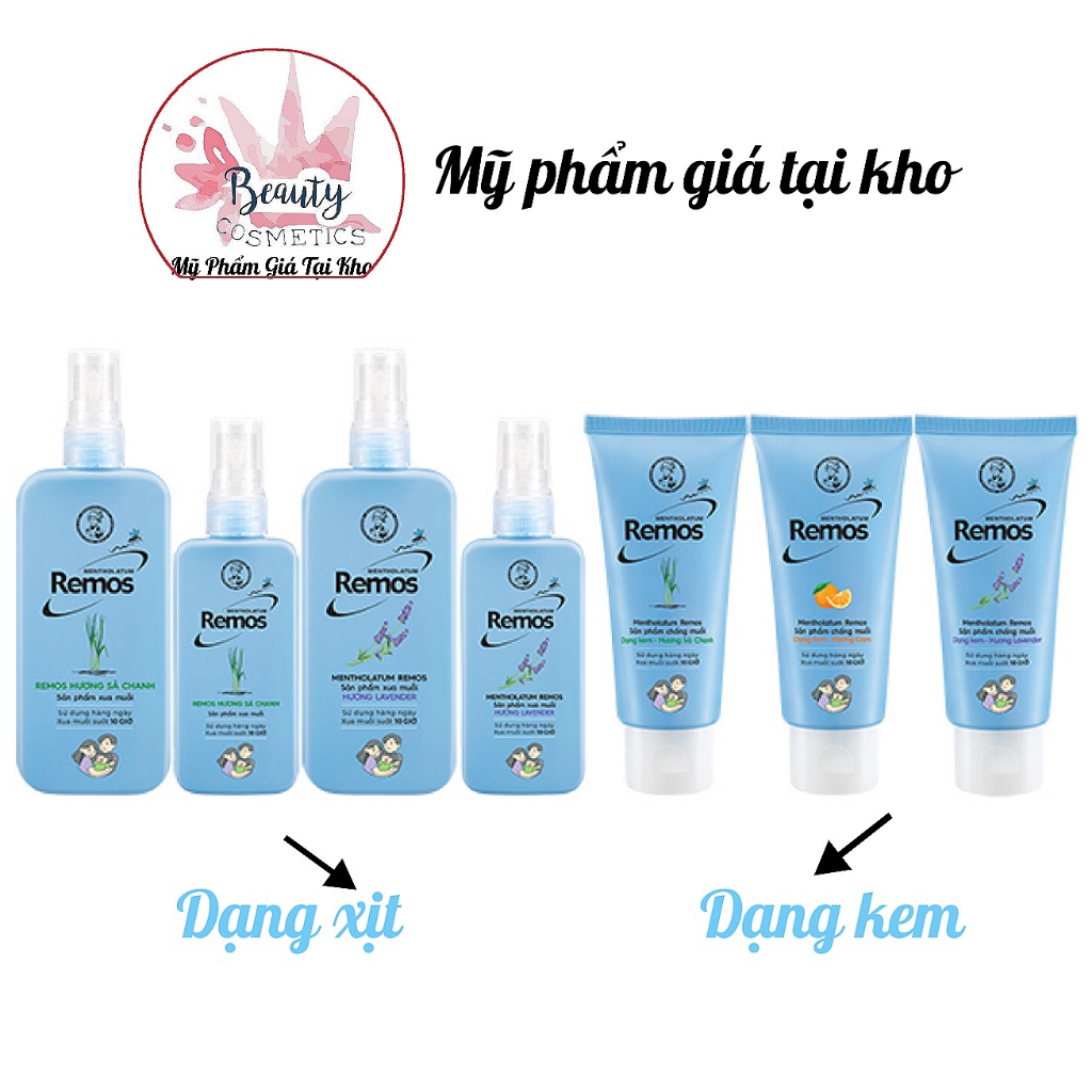 Sản Phẩm Xịt Remos chống muỗi 60ml-150ml | Shopee Việt Nam
